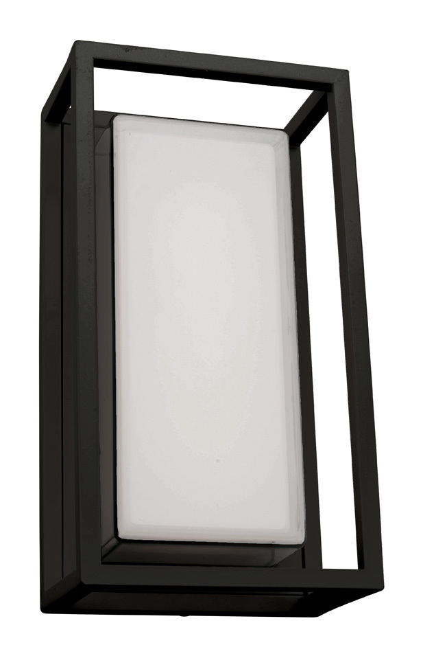 Cayman 12 Watt LED Wall Light - Black