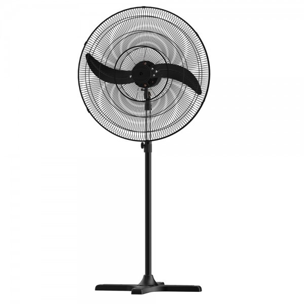 PEDESTAL 75 - 75cm Oscillating Pedestal Fan - Matte Black Grille and Blades